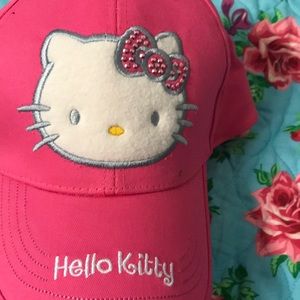 Sanrio | Accessories | Hello Kitty Pink Hat Pink Camo Butterfly Hat ...